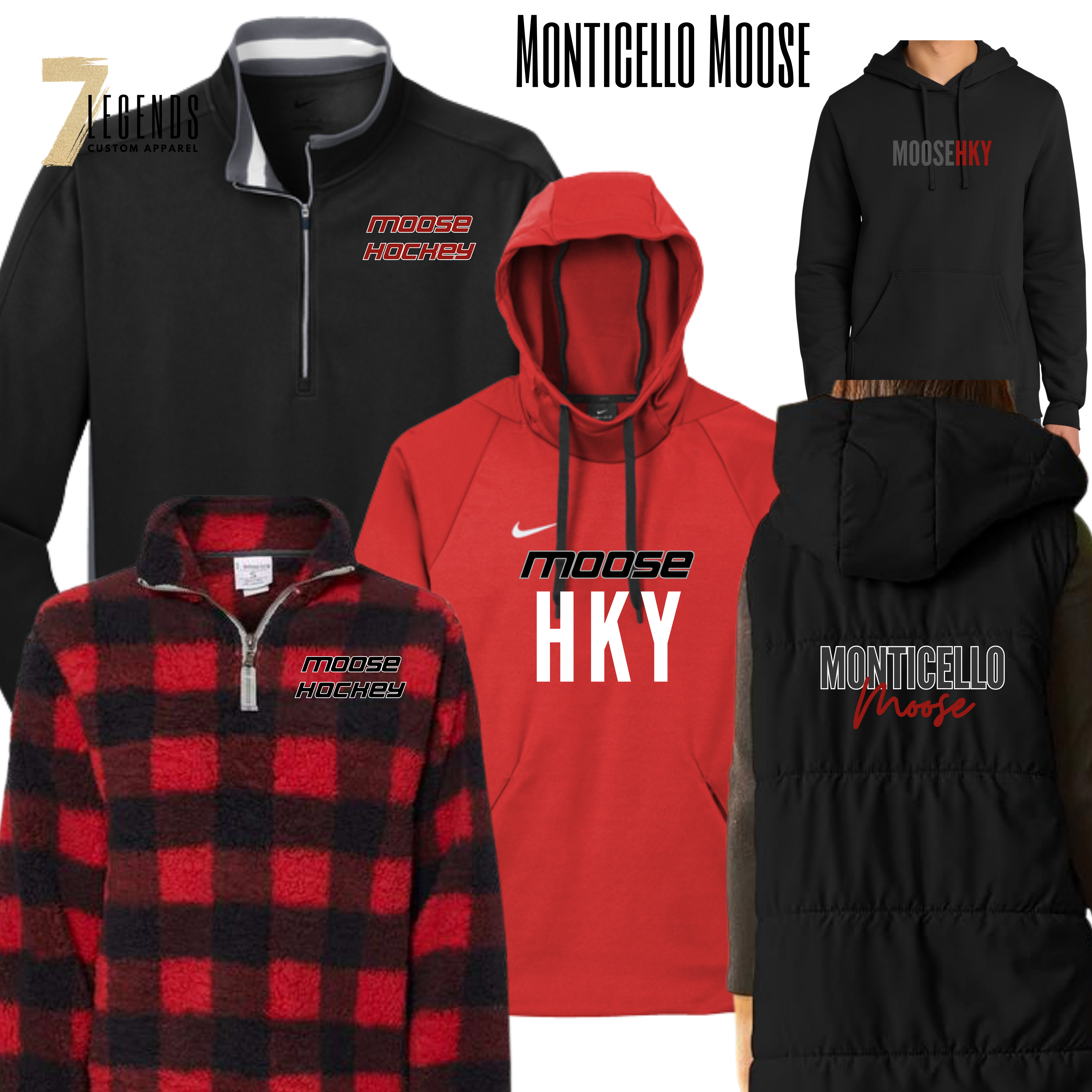 Monticello Moose – 7 Legends Custom Apparel